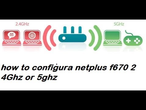 how to configura netplus f670 2 4Ghz or 5ghz - YouTube
