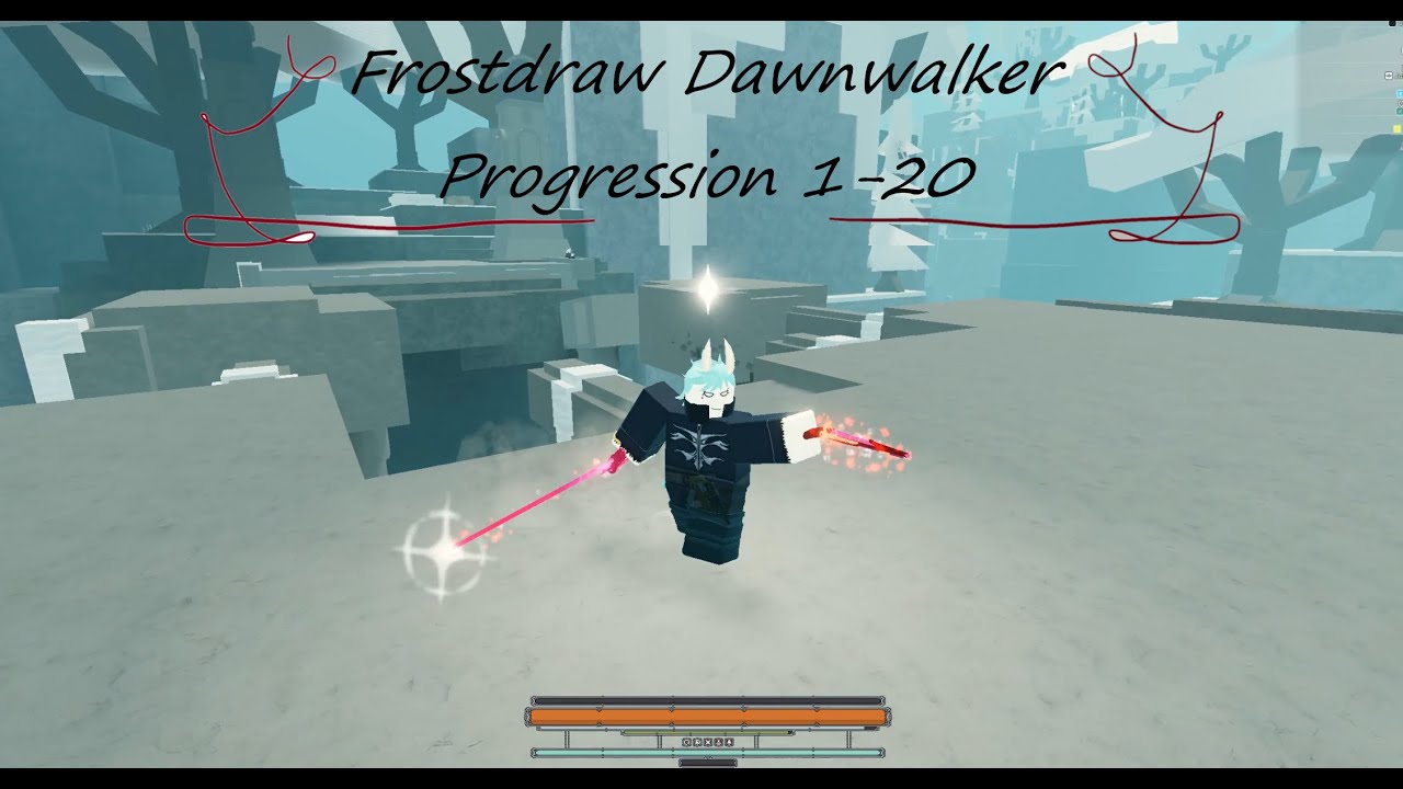 Dawnwalker Frostdraw Progression 1-20 | Deepwoken ITA - YouTube