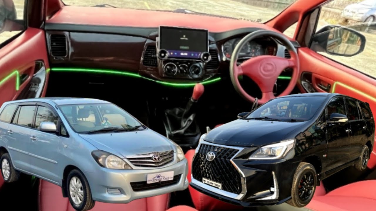 Toyota Innova 2008 converted to Lexus body kit with luxury interior ...