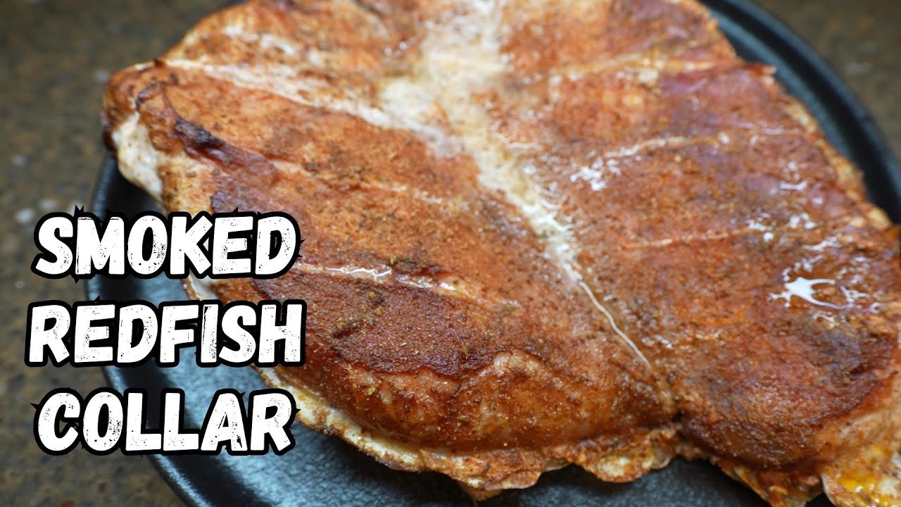 Texas Best Kept Secret! | Smoked Redfish Collar - YouTube