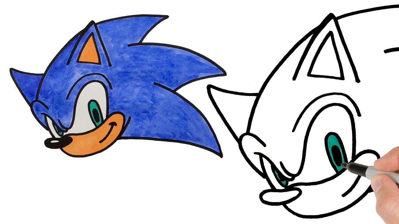 How to Draw Sonic the Hedgehog 3 | Super Easy Step-by-Step Tutorial ...