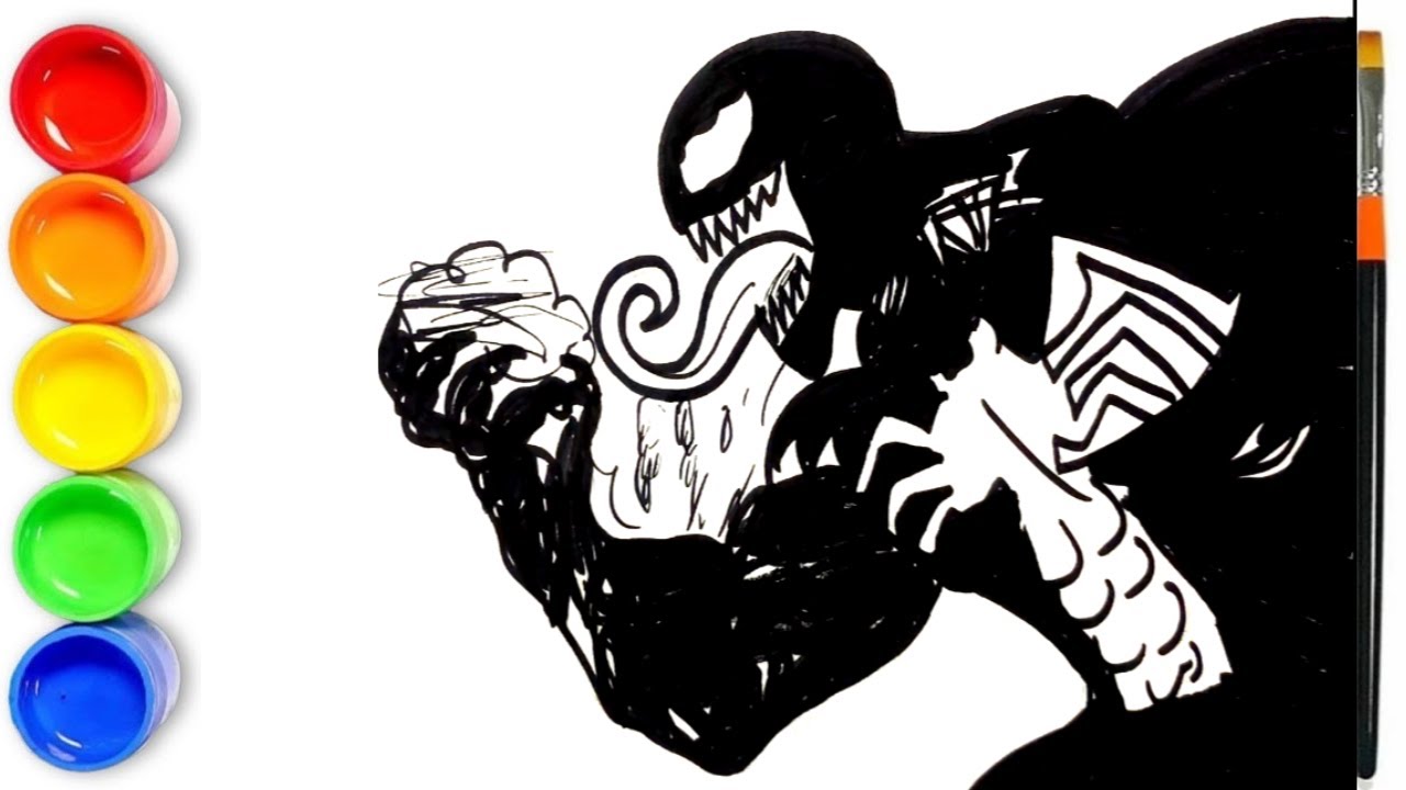How to draw Venom | Drawing Venom - YouTube