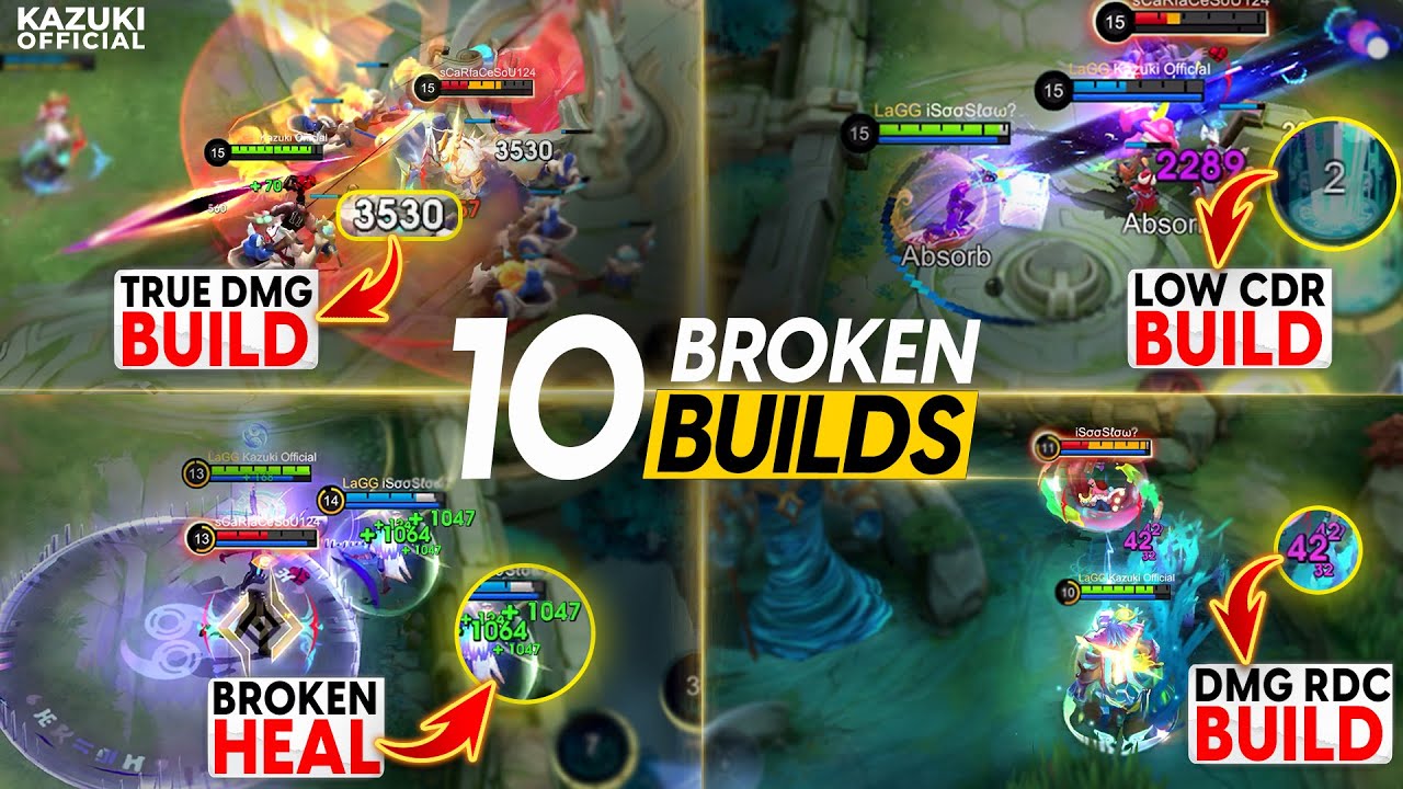 10 BROKEN BUILDS to ABUSE in the CURRENT PATCH - YouTube