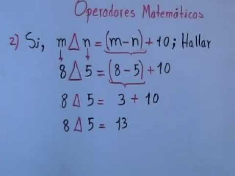 Operadores Matematicos 1ero Primaria PARTE 2 de 2 - YouTube