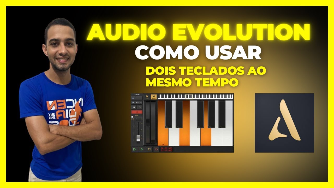Como usar dois teclados ao mesmo tempo no audio evolution - YouTube