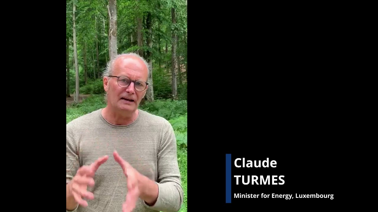 Claude Turmes, Minister of Energy of Luxembourg, EUBCE 2020 Opening ...