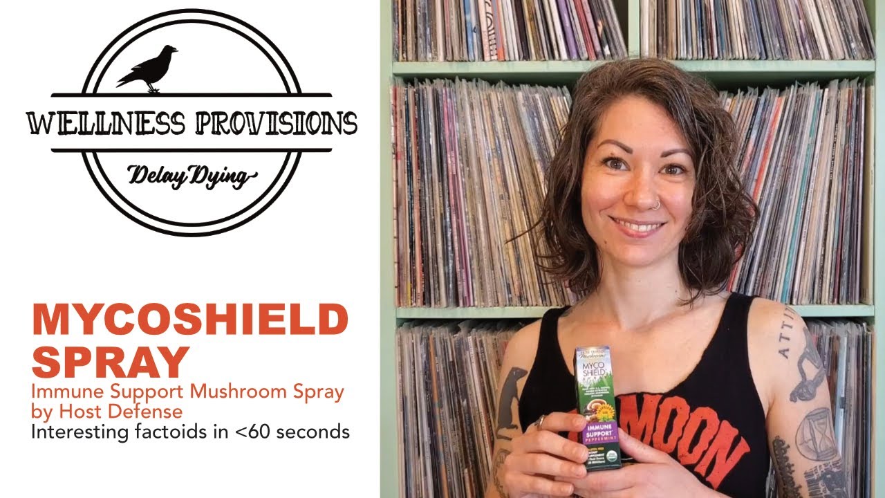 Mushroom Immune Support Spray | Mycoshield by Host Defense | Agarikon ...