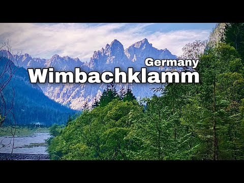 Almanya’nın Kanyon Şelalesi WIMBACHKLAMM BERCHDESGADEN