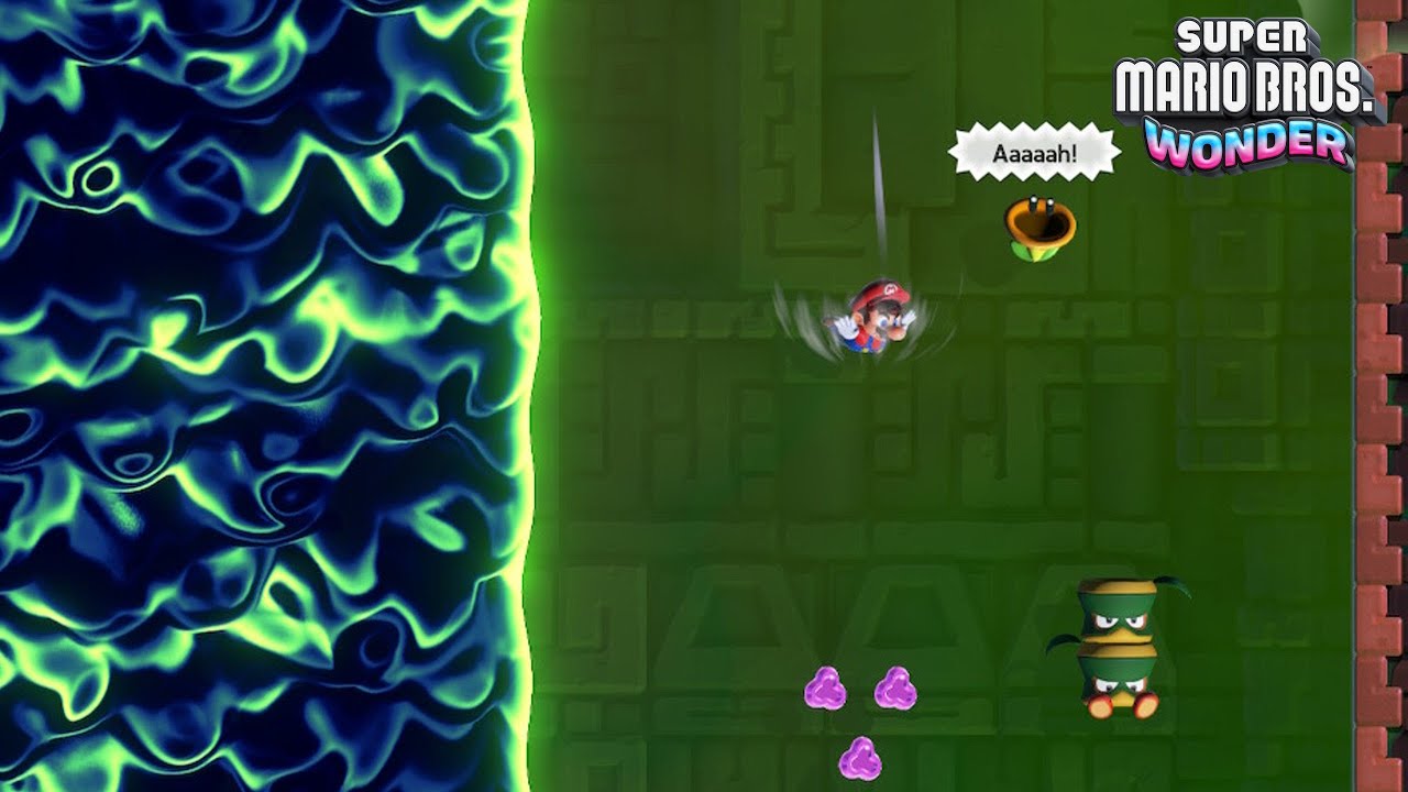 Super Mario Bros. Wonder - Dangerous Donut Dive (Fungi Mines Special) - YouTube