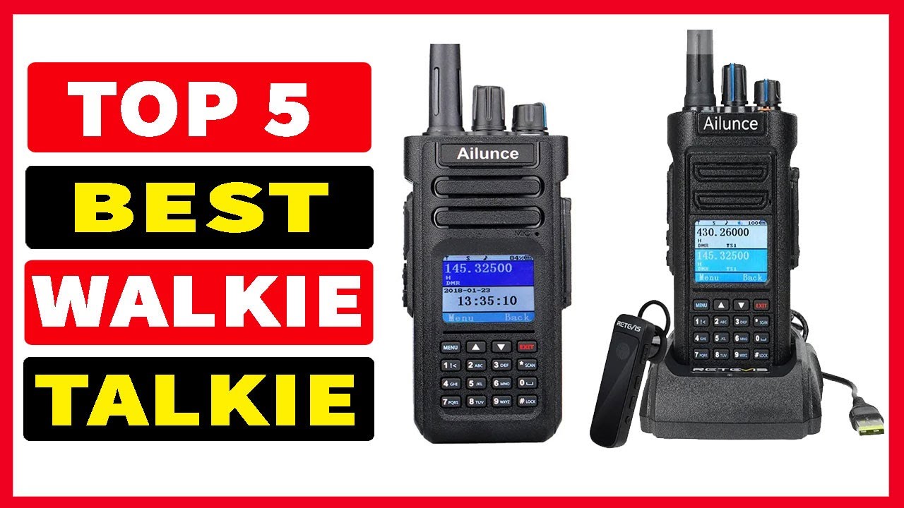 Top 5 Best Walkie Talkie Review In 2024 - YouTube