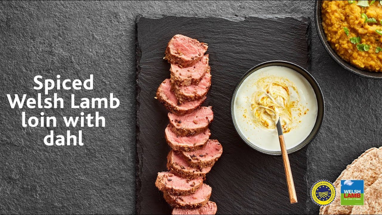 Spiced Lamb Loin with Dahl recipe - YouTube