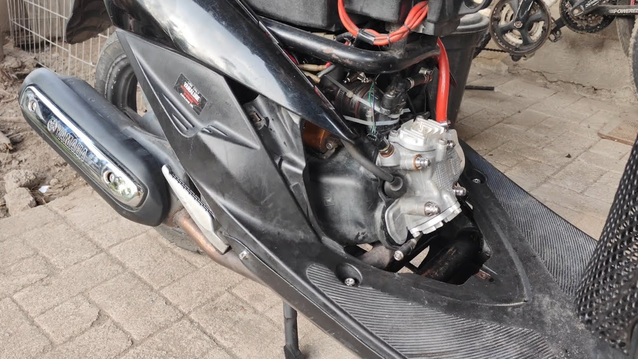 Mio 4 valve 59mm bore engine overhaul - YouTube