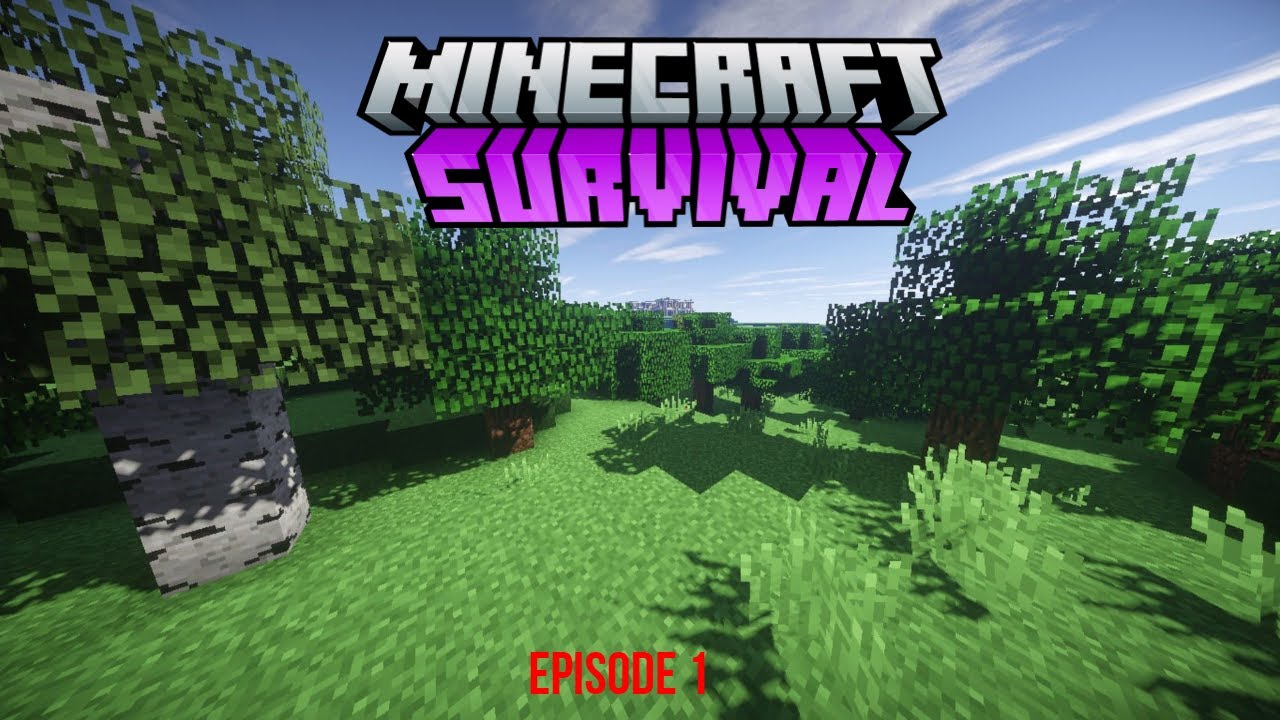 minecraft survival episode 1 - YouTube