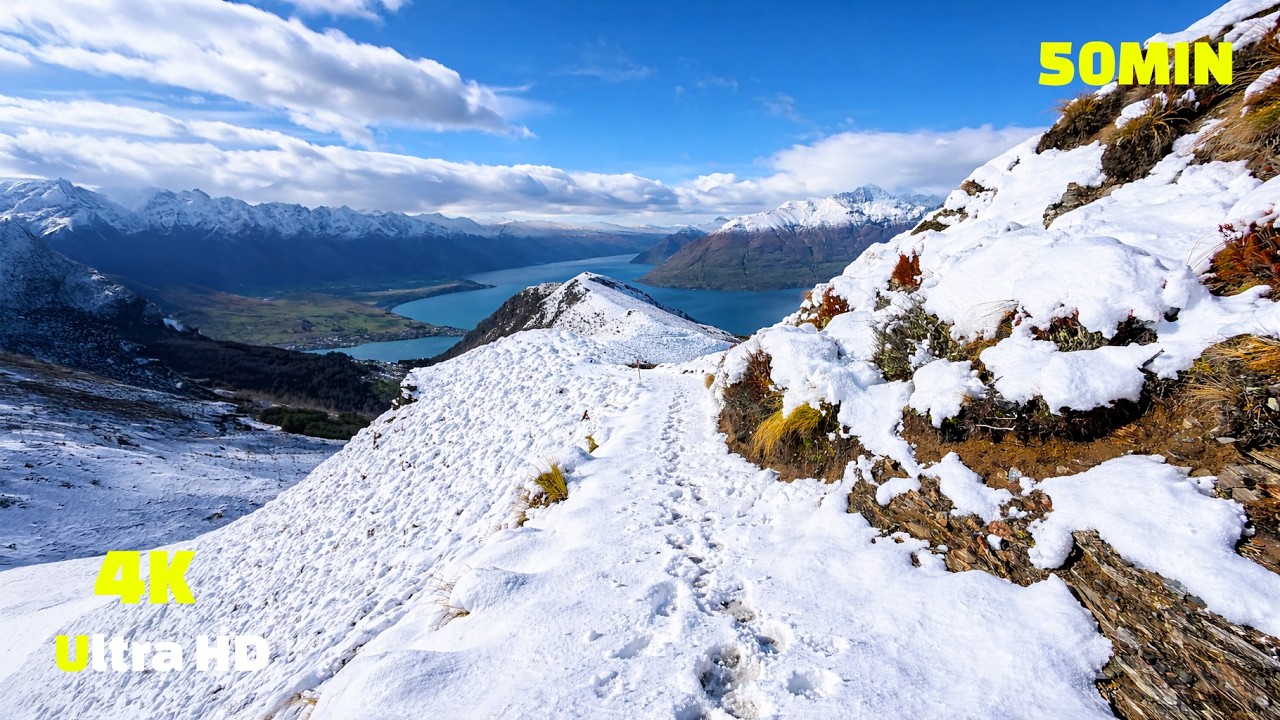 Virtual Run 4k - 50 Minute Treadmill Workout Scenery Ben Lomond - New ...