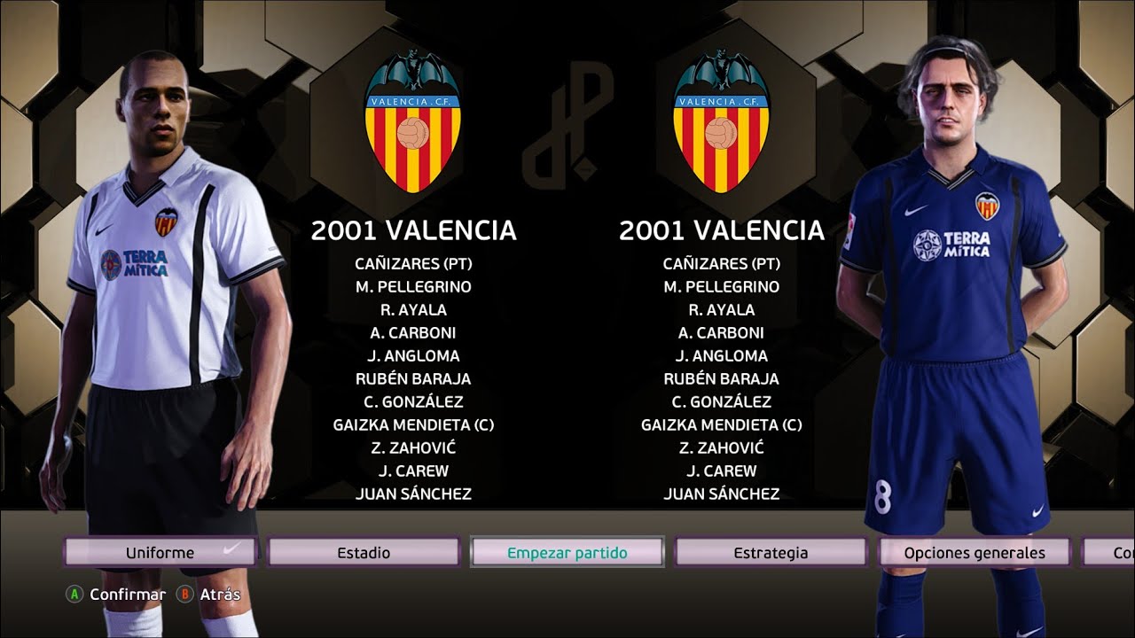Dream Patch Clásico: Valencia 2001 PES 2021 - YouTube