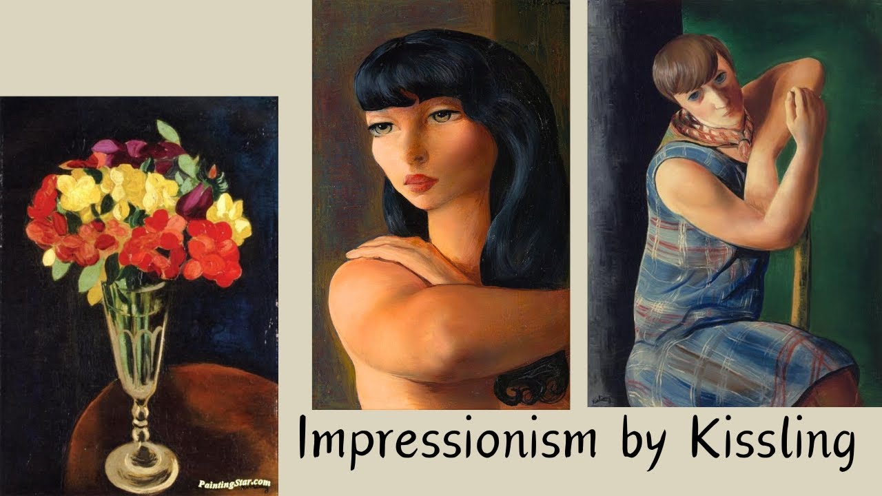 Impressionistic paintings by Moise Kissling (1891 - 1953), Polish-born ...