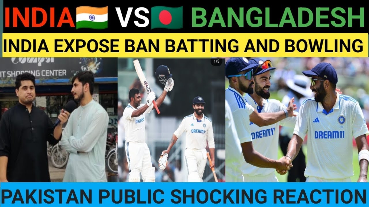 INDIA VS BANGLADESH | FIST TEAST MATCH DAY 2 | J.BUMRA 4 W M.SIRAJ 2 W ...