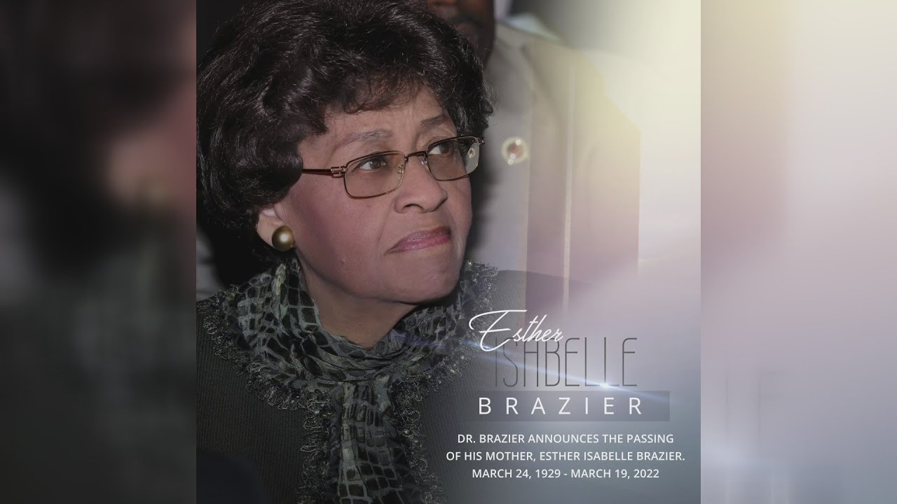 Esther Isabelle Brazier of the Apostolic Church of God dies at 92 - YouTube