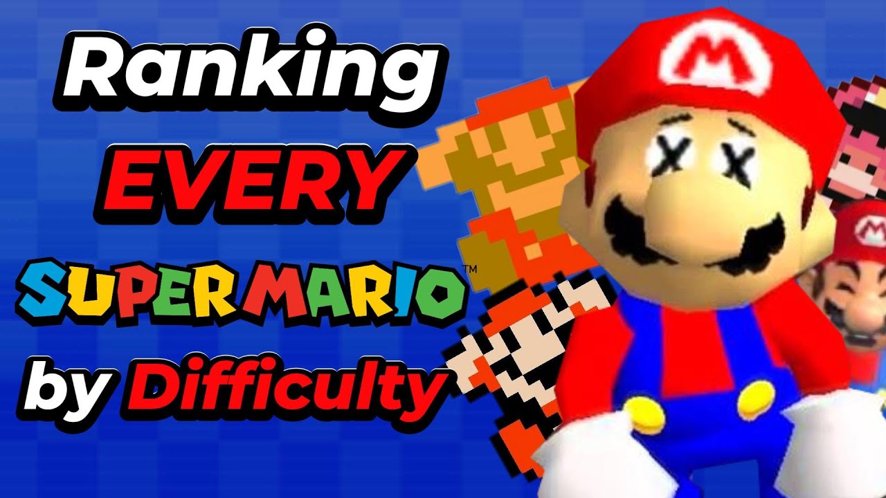 Ranking the Difficulty of EVERY Super Mario Game - YouTube
