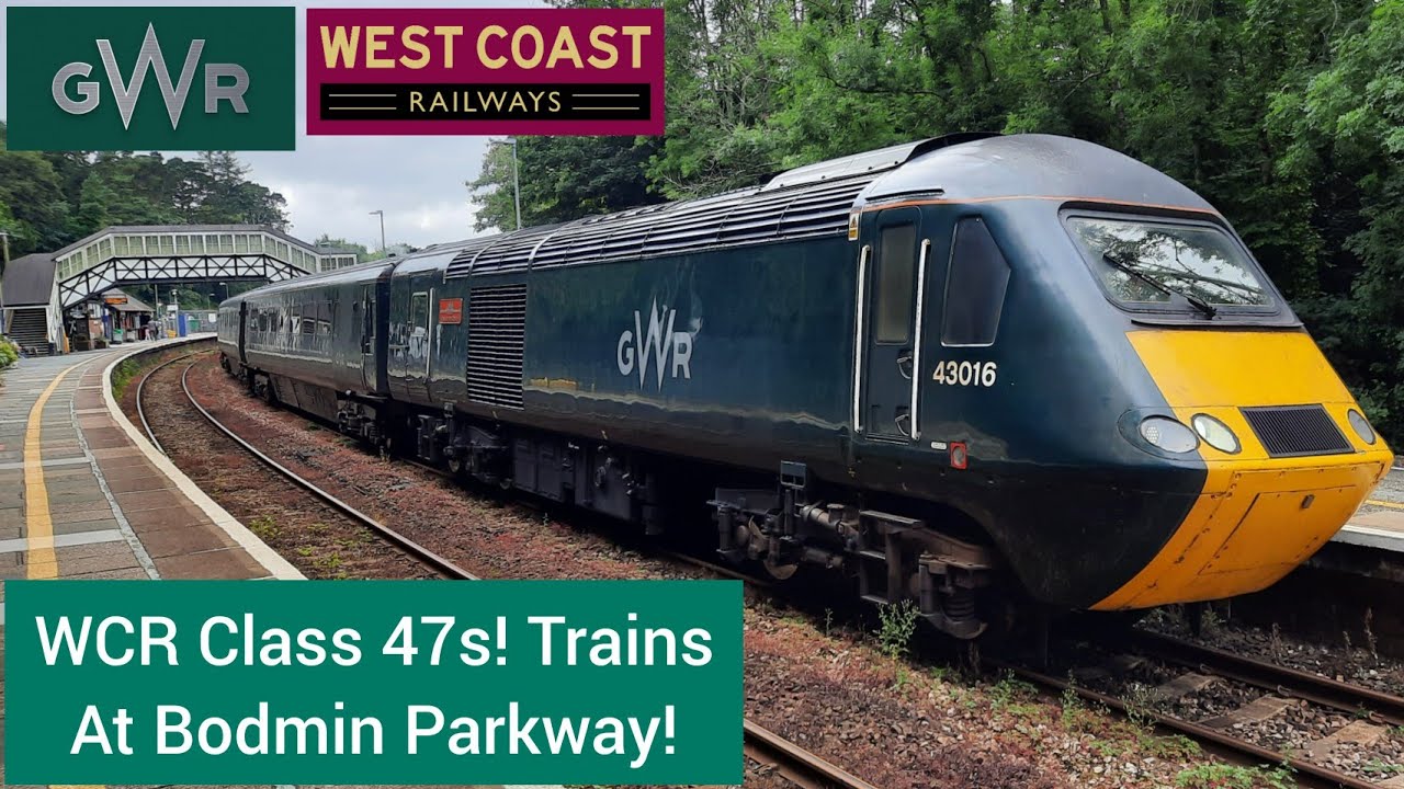 *WCR Class 47* A few trains at Bodmin Parkway, CML. 31/07/22. - YouTube