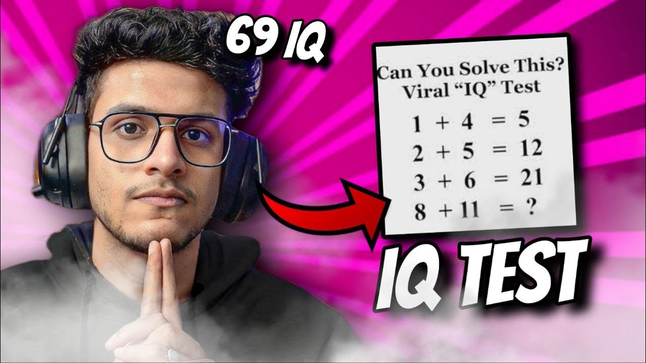 TRIGGERED INSAAN is dumb?? - IQ TEST - YouTube