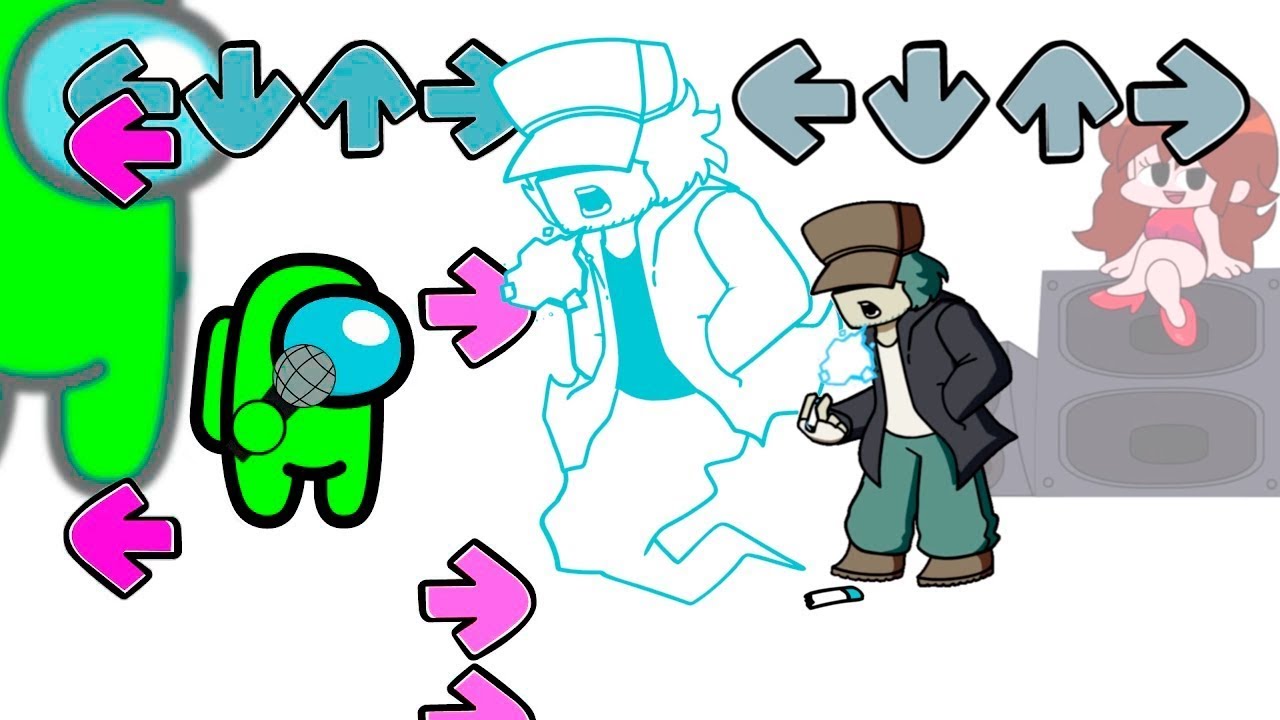 Mini Crewmate Kills 6 FNF Mods Characters | Friday Night Funkin' vs ...