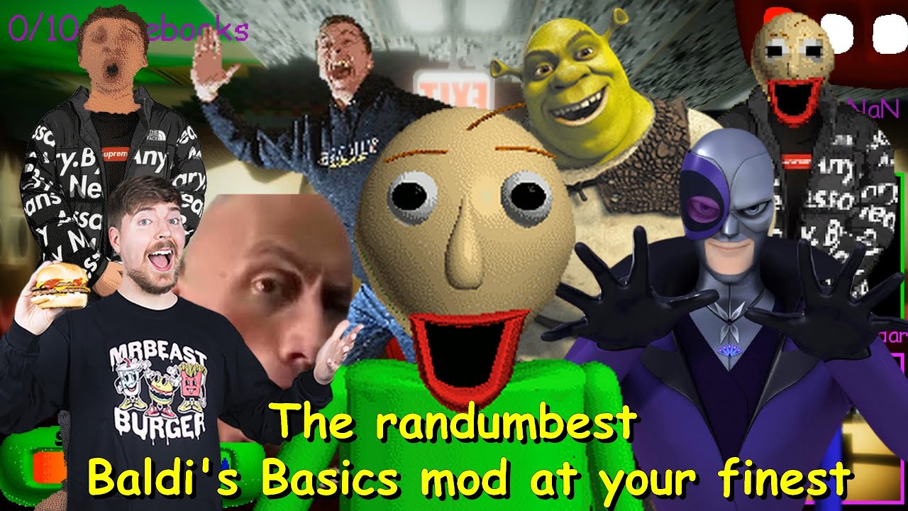 The randumbest Baldi's Basics mod at your finest (TRBBJMAYF) V1.3 - YouTube