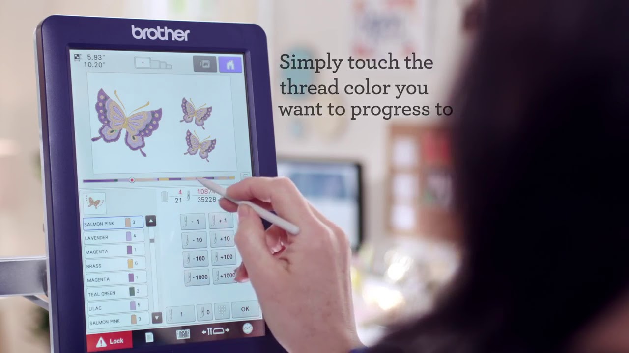 Brother Entrepreneur PR670E - Sortarea culorilor, managementul ...