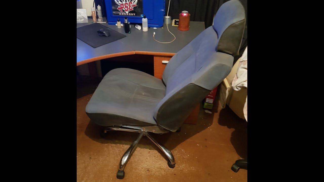 DIY computer chair - YouTube