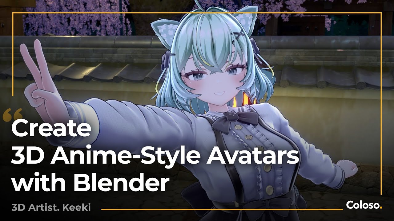 Blender Anime Girl Animation