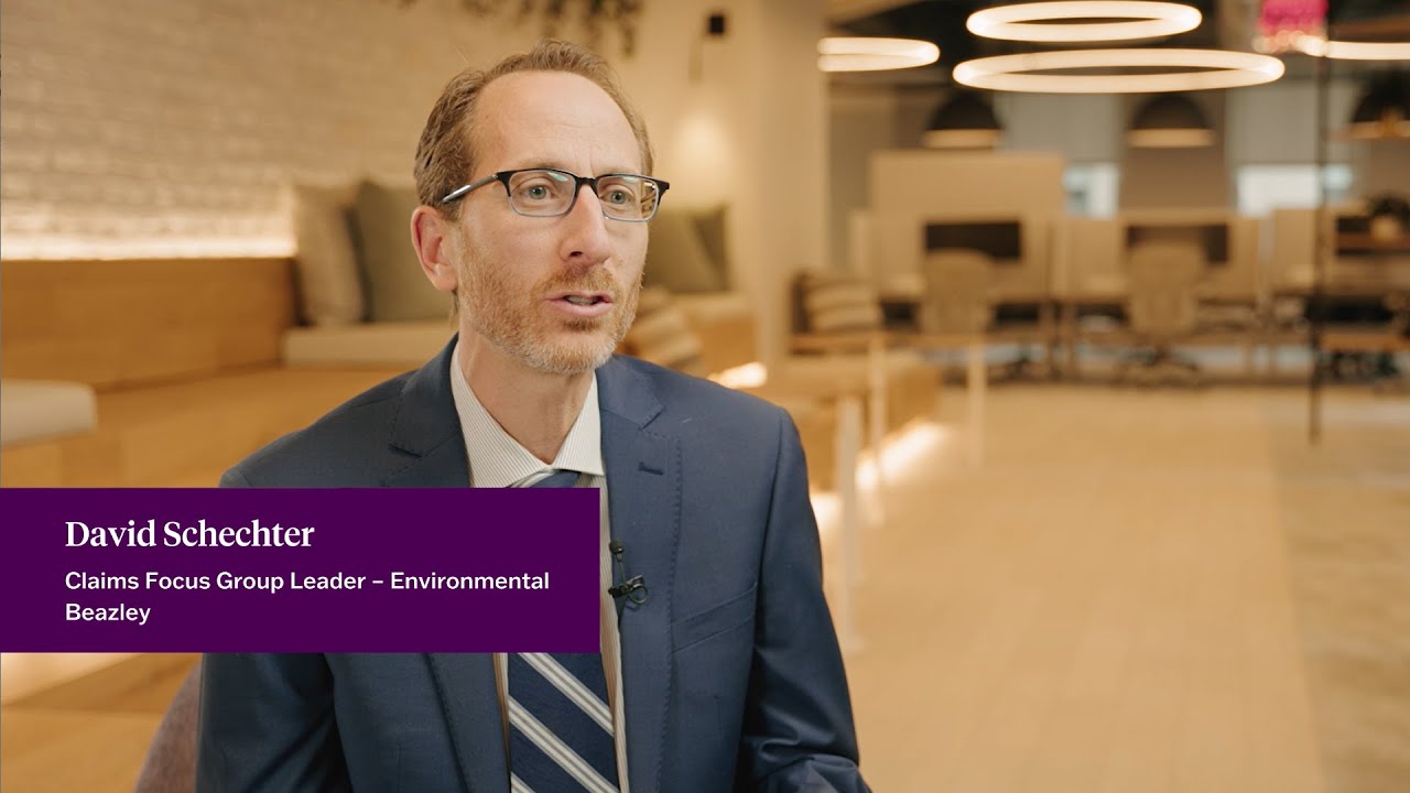 Spotlight Environmental Risk - David Schechter, Beazley - YouTube