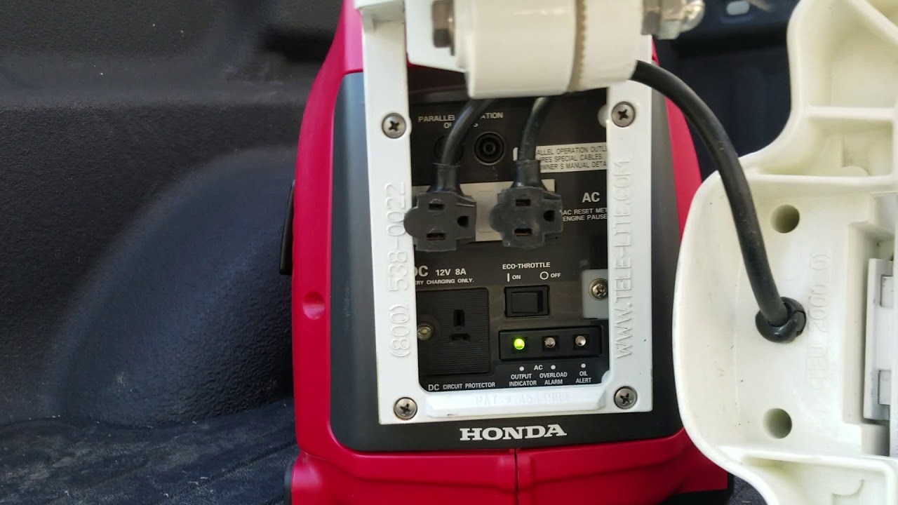 Tele-Lite Emergency Honda Generator Light - YouTube