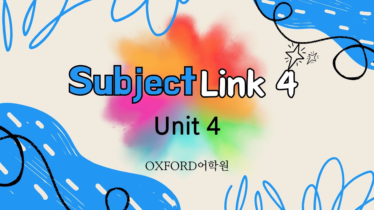 Subject Link 4 - Unit 4 - YouTube