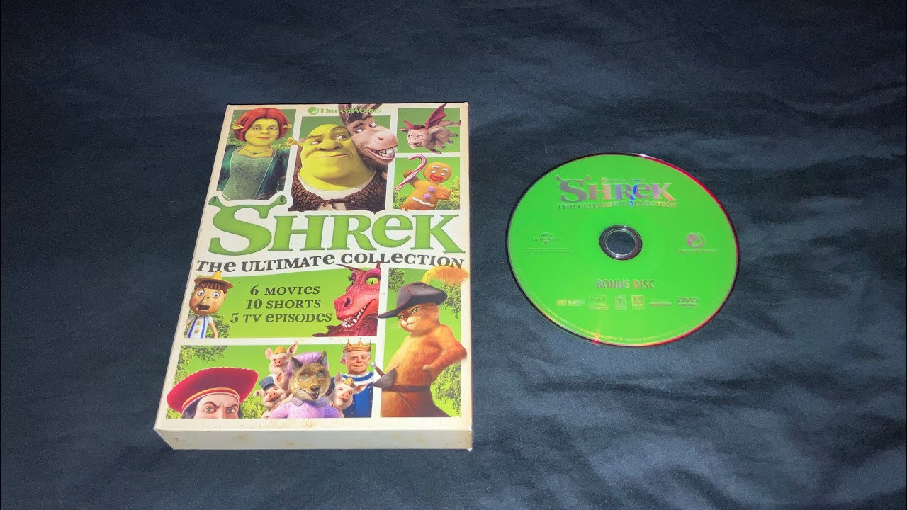 Opening to Shrek: The Ultimate Collection 2019 DVD (Shrek’s Yule Log ...