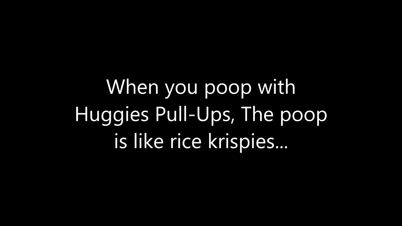 Huggies Pull-Ups Poop Looks Like Rice Krispies! - YouTube
