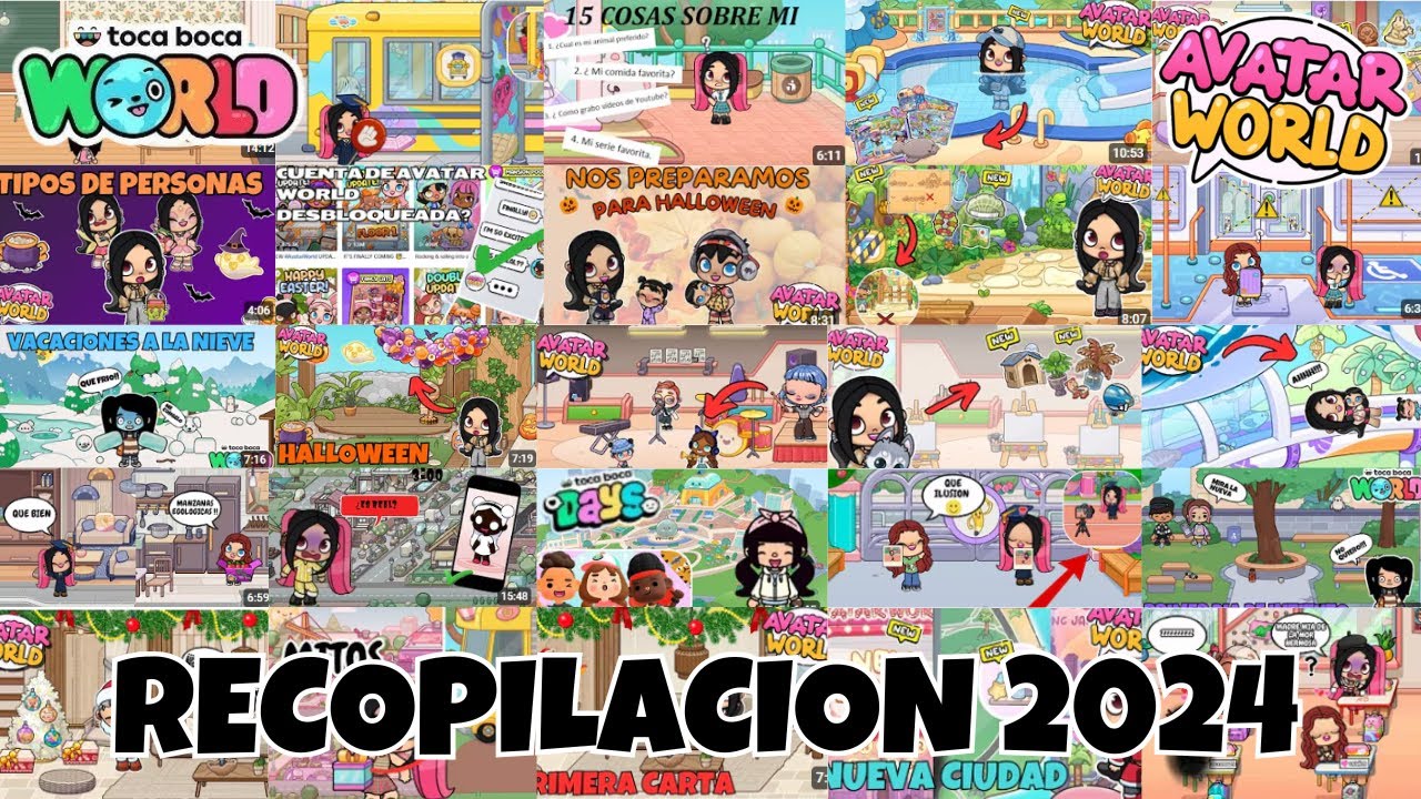 RECOPILACION 2024 😍 EN AVATAR WORLD - YouTube