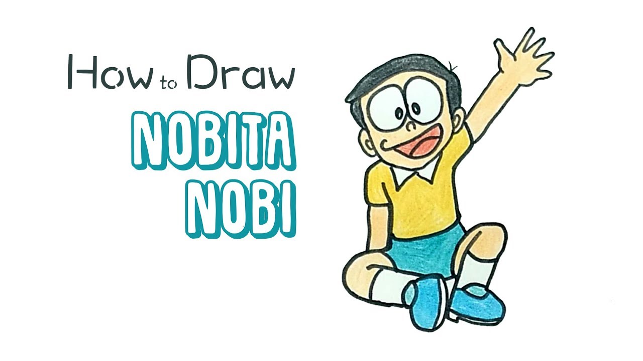 How to Draw Nobita Nobi from Doraemon - YouTube