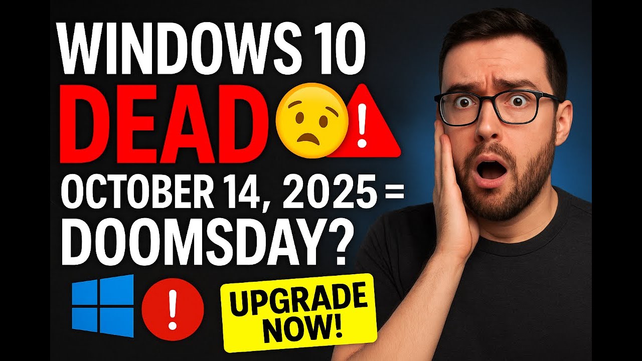 Windows 10 Is Dying! What You MUST Do Before October 14, 2025| Upgrade ...