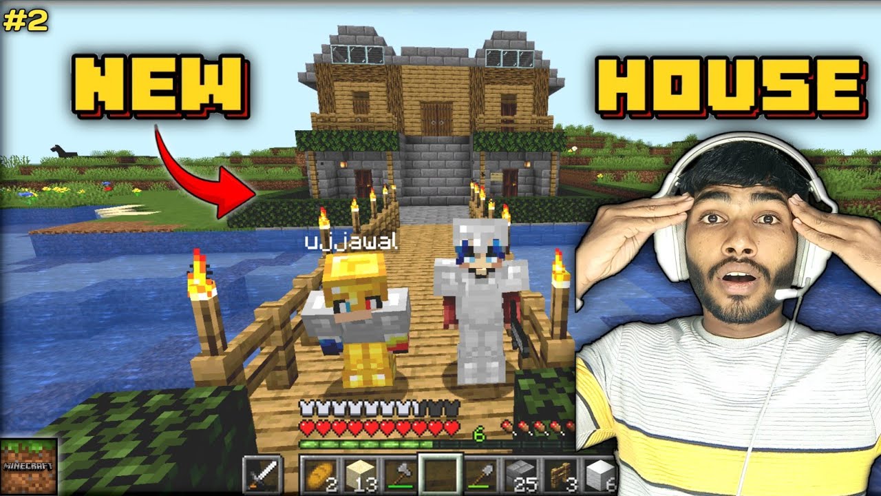 FINALLY NEW HOUSE🤯🥳 | EP - 2 | SURVIVAL SERIES WITH FREND IN MINECRAFT😱 ...