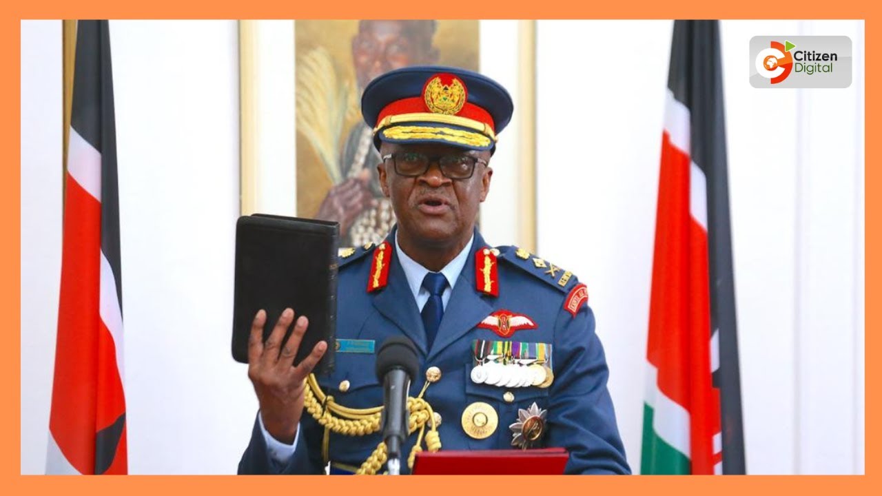 General Francis Ogolla sworn in as Chief of Defence Forces at State ...