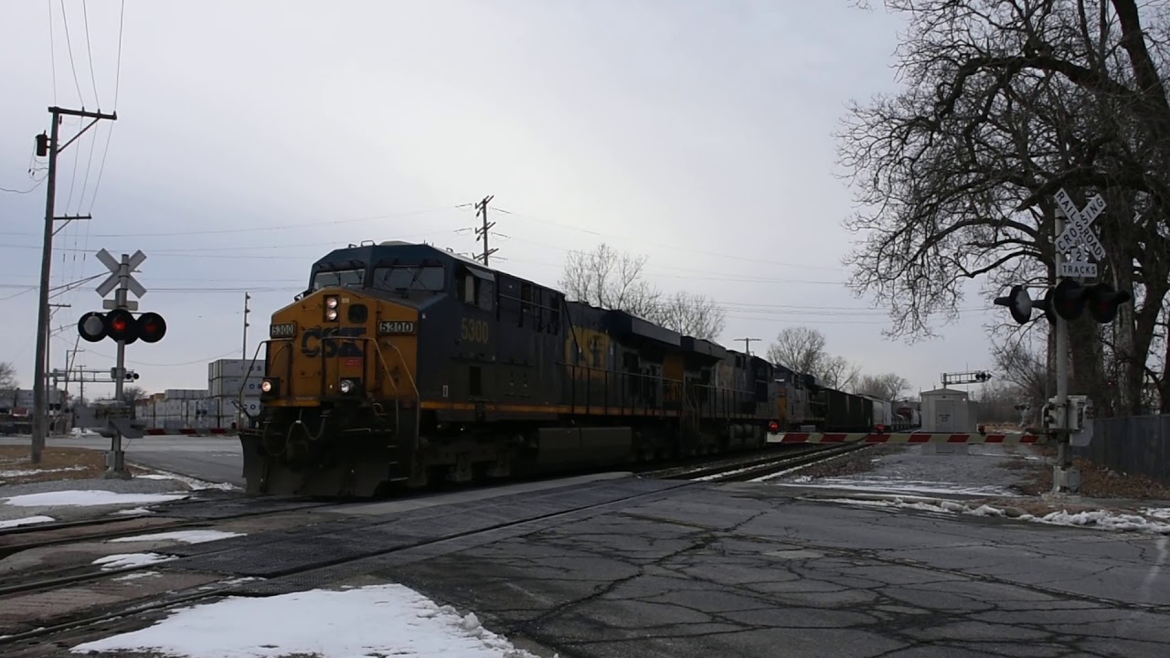 CSX 5300 East - Phoenix, IL - YouTube