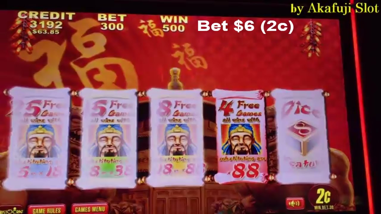 Akafuji Slot Finally Super Big Win★All Lucky 88 Slot Bet $3 and $6 ...