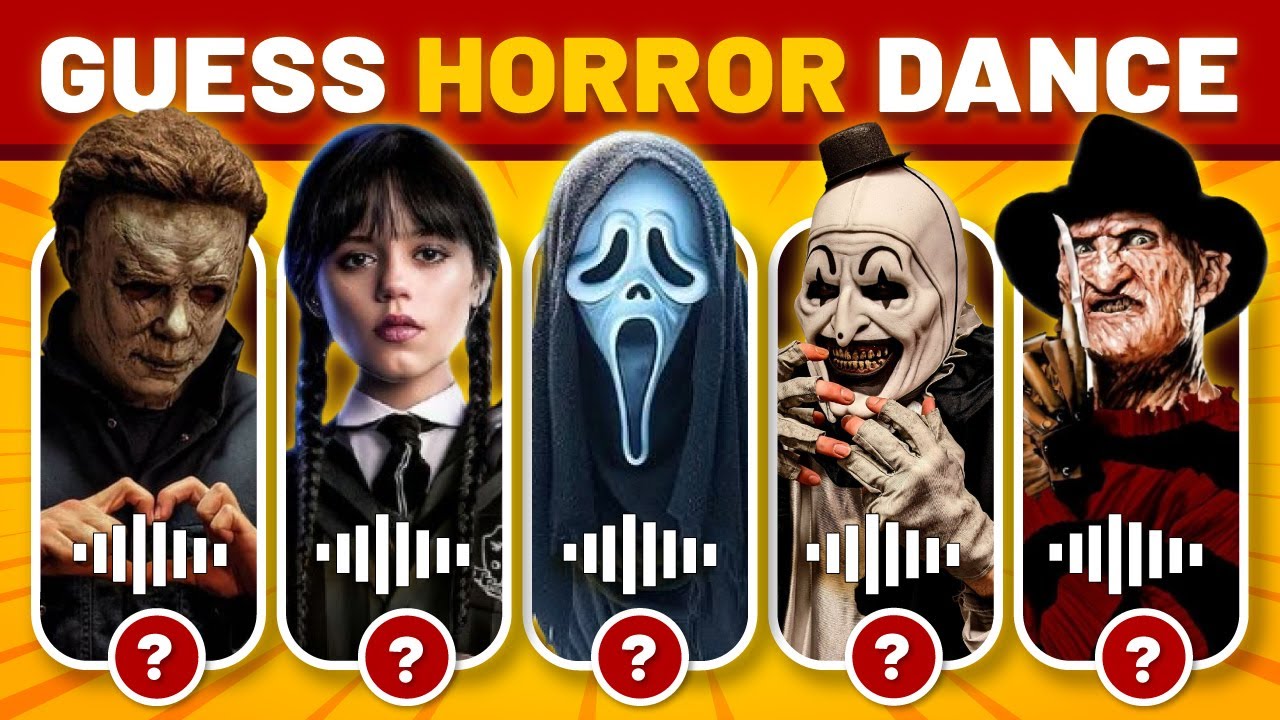 Guess the Horror Movie Character by Dance Moves - Movie Quiz | Horror ...