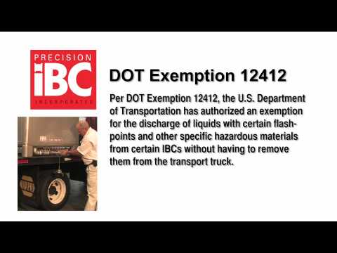 Precision IBC | Dot Exemption 12412 - YouTube