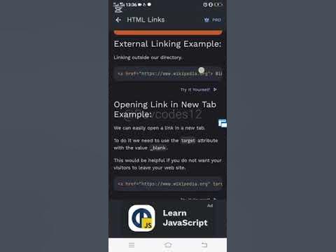 HTML Links - YouTube