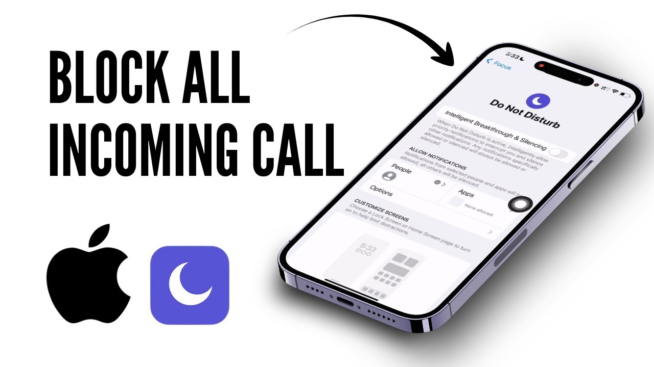 How to Block all Incoming Calls on iPhone - YouTube