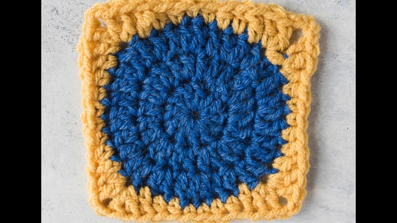 Bath Mat Granny Square - YouTube