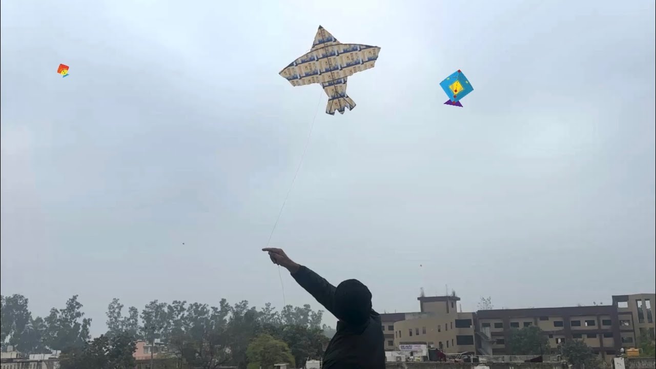 How To Make A kite ( ️AEROPLANE KITE) | Kite Making At Home - YouTube