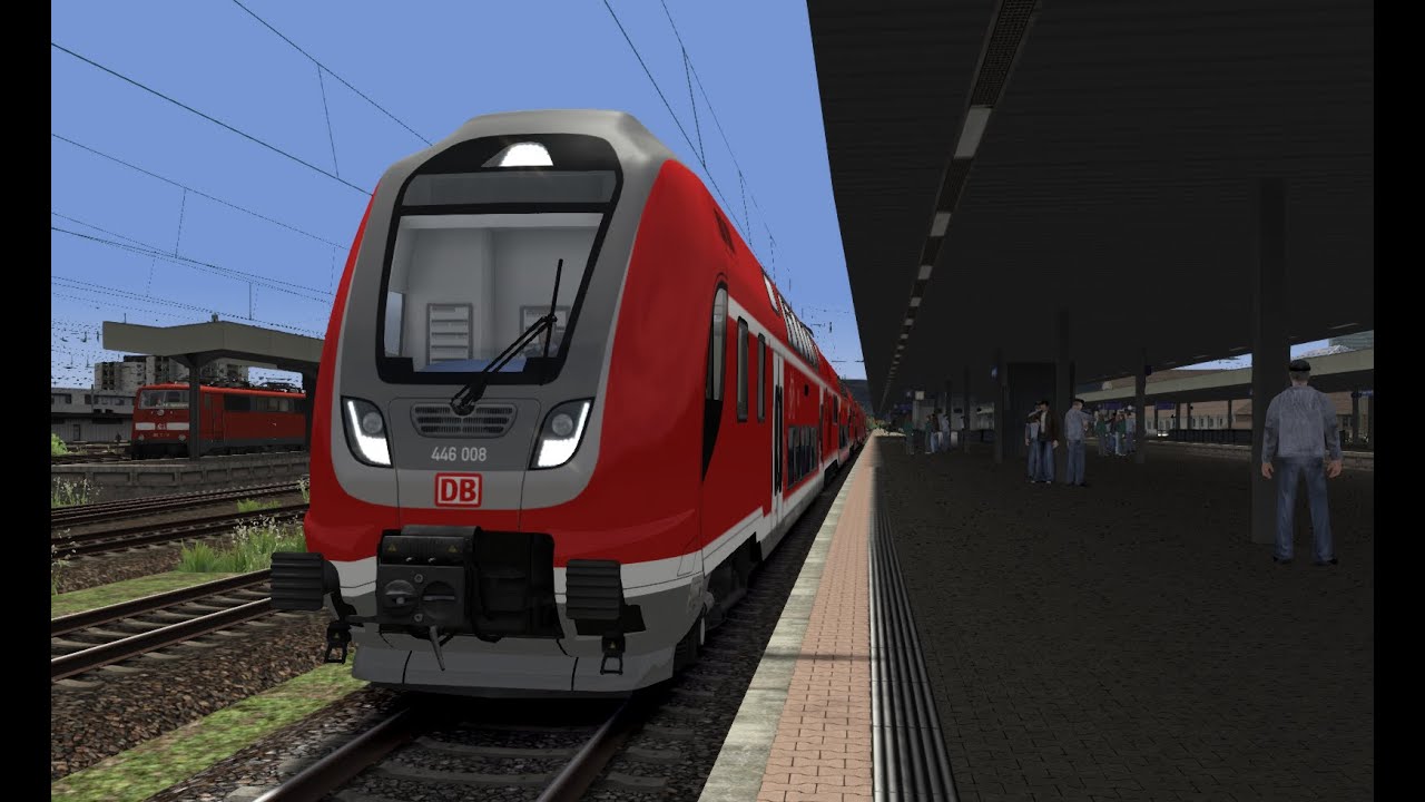 Train Simulator Classic | Freiburg-Basel | BR 446 - YouTube