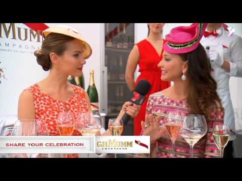 G.H. Mumm Ambassador Kyla Kirkpatrick- Melbourne Spring Racing Carnival ...